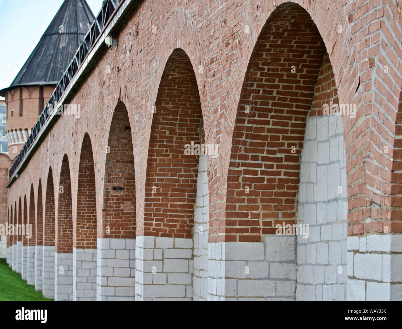 Ancient architectural complex Fortress Tula Kremlin, Russia Stock Photo ...