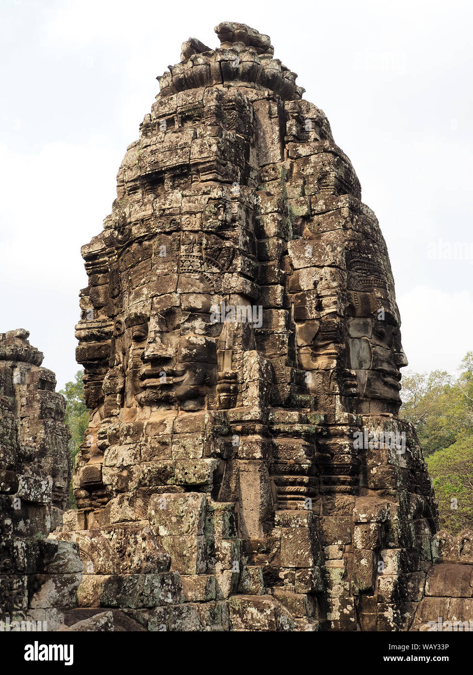 Bayon Temple, Angkor Thom, Angkor Archaeological Park, Cambodia, Asia ...