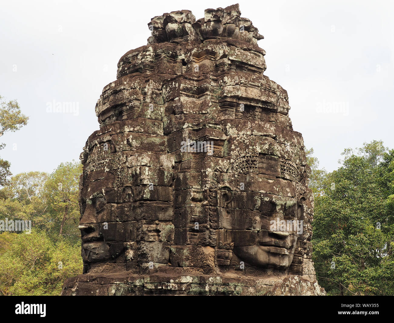 Bayon Temple, Angkor Thom, Angkor Archaeological Park, Cambodia, Asia ...
