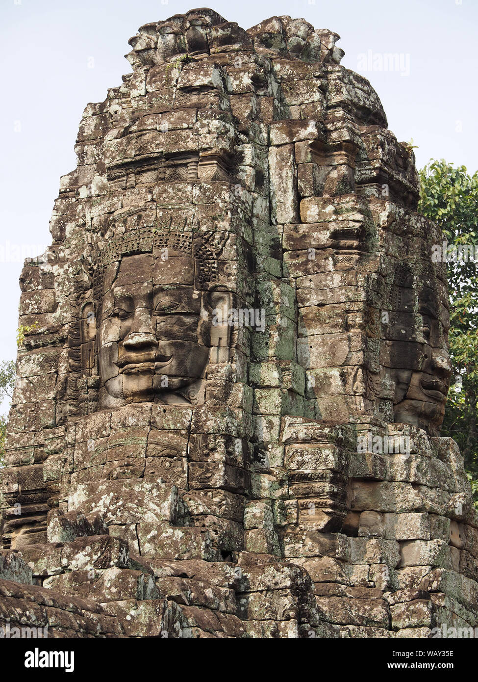 Bayon Temple, Angkor Thom, Angkor Archaeological Park, Cambodia, Asia ...