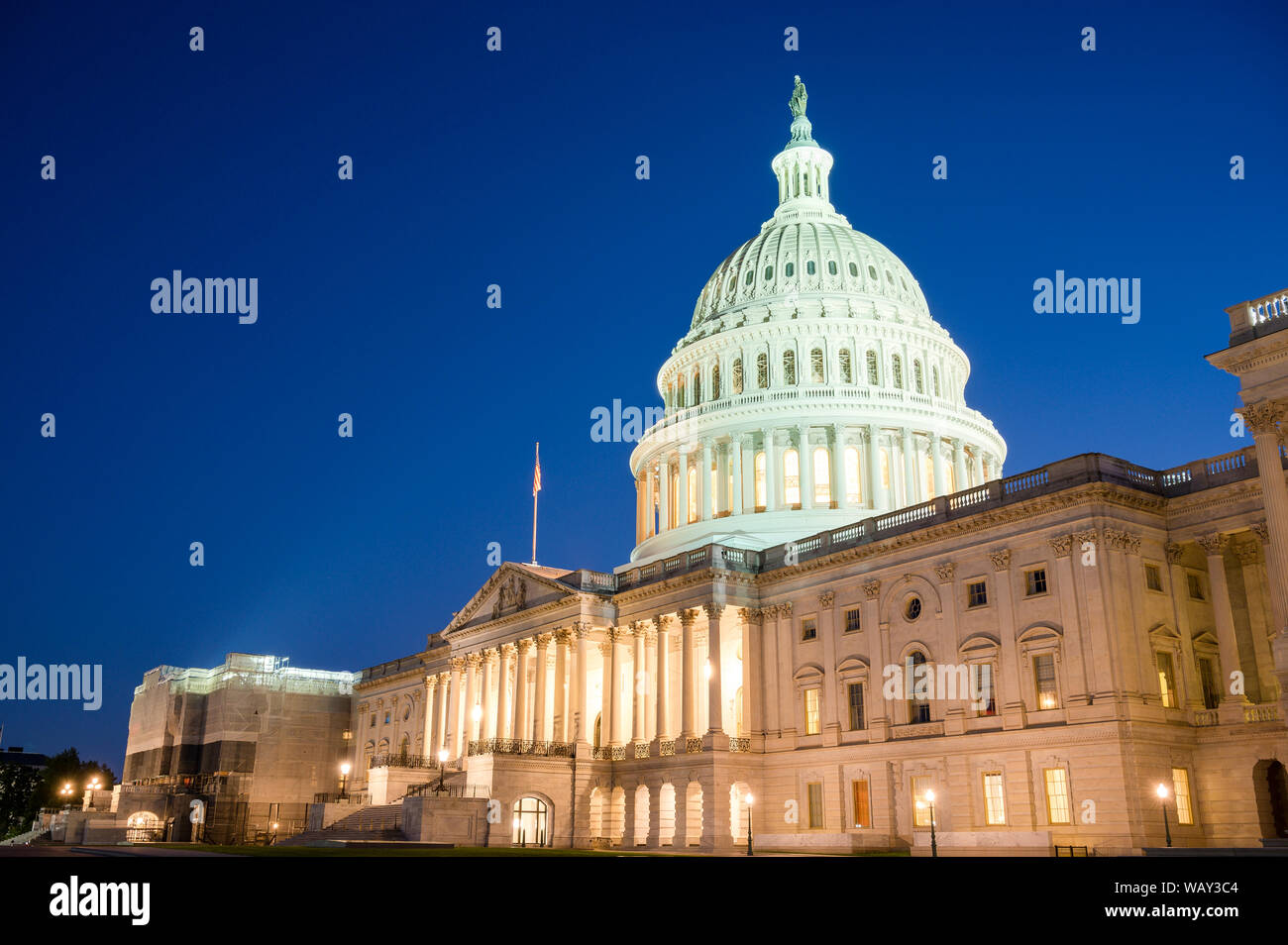 US Capitol building at dusk in Washington DC, USA Stock Photo - Alamy