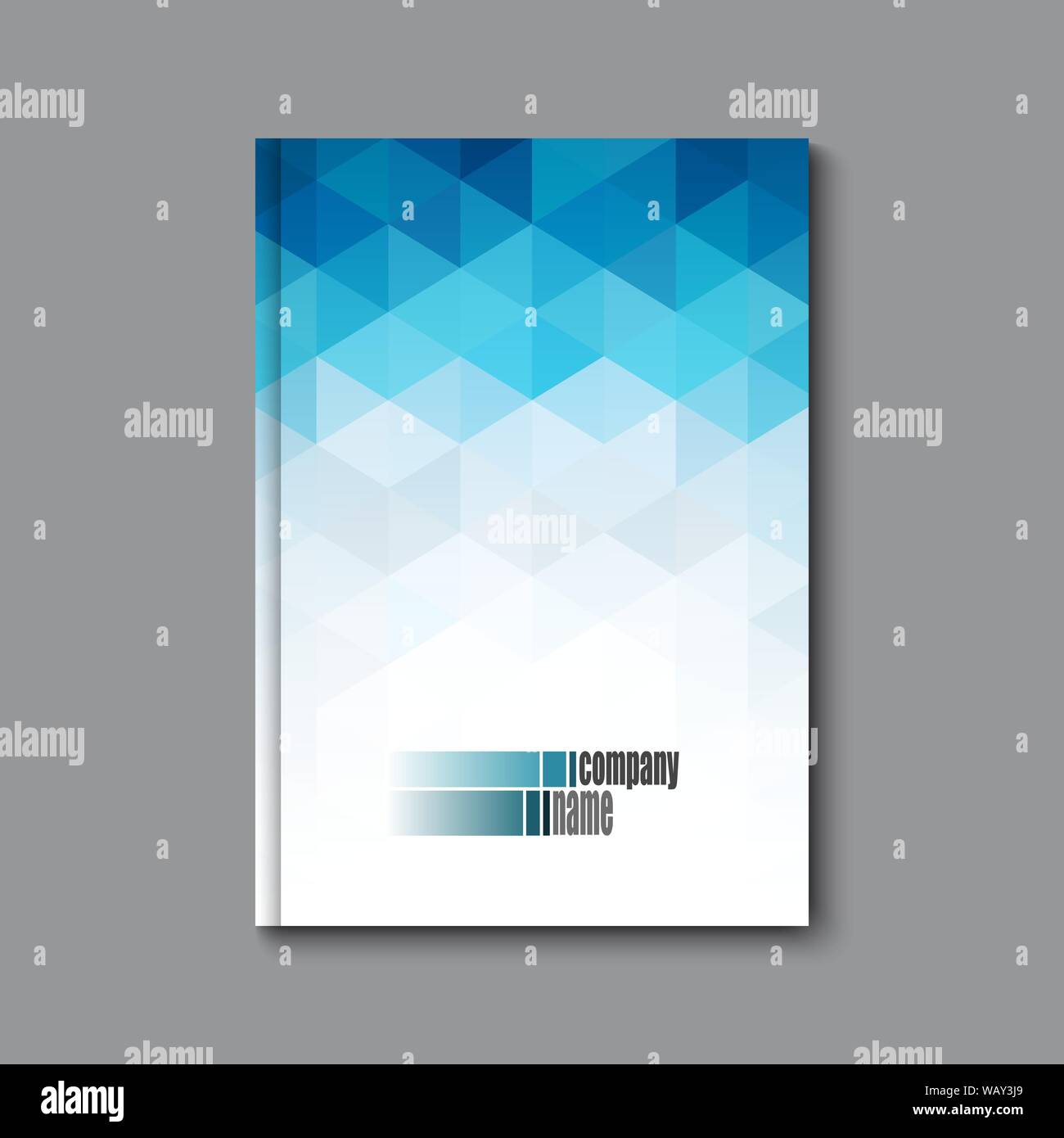 Abstract business brochure, flyer and cover design layout template with ...