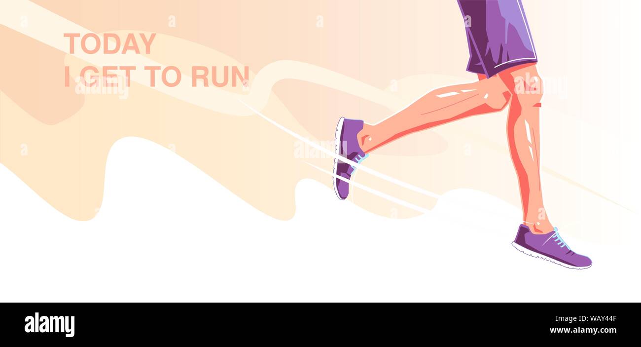 Cartoon running legs hi-res stock photography and images - Alamy