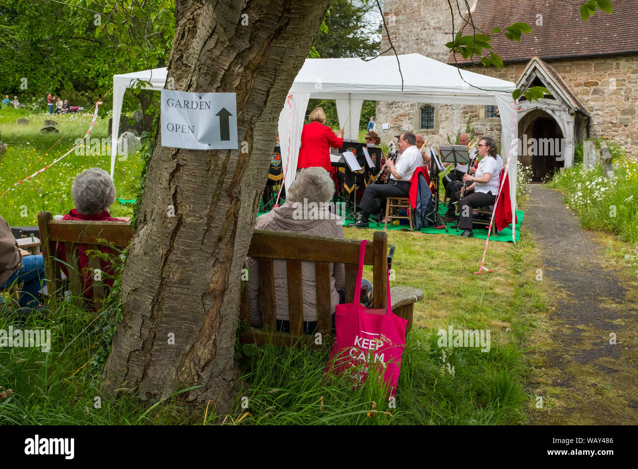 Hope Bagot Village Fete and Dog Show, near Ludlow, Shropshire Stock ...