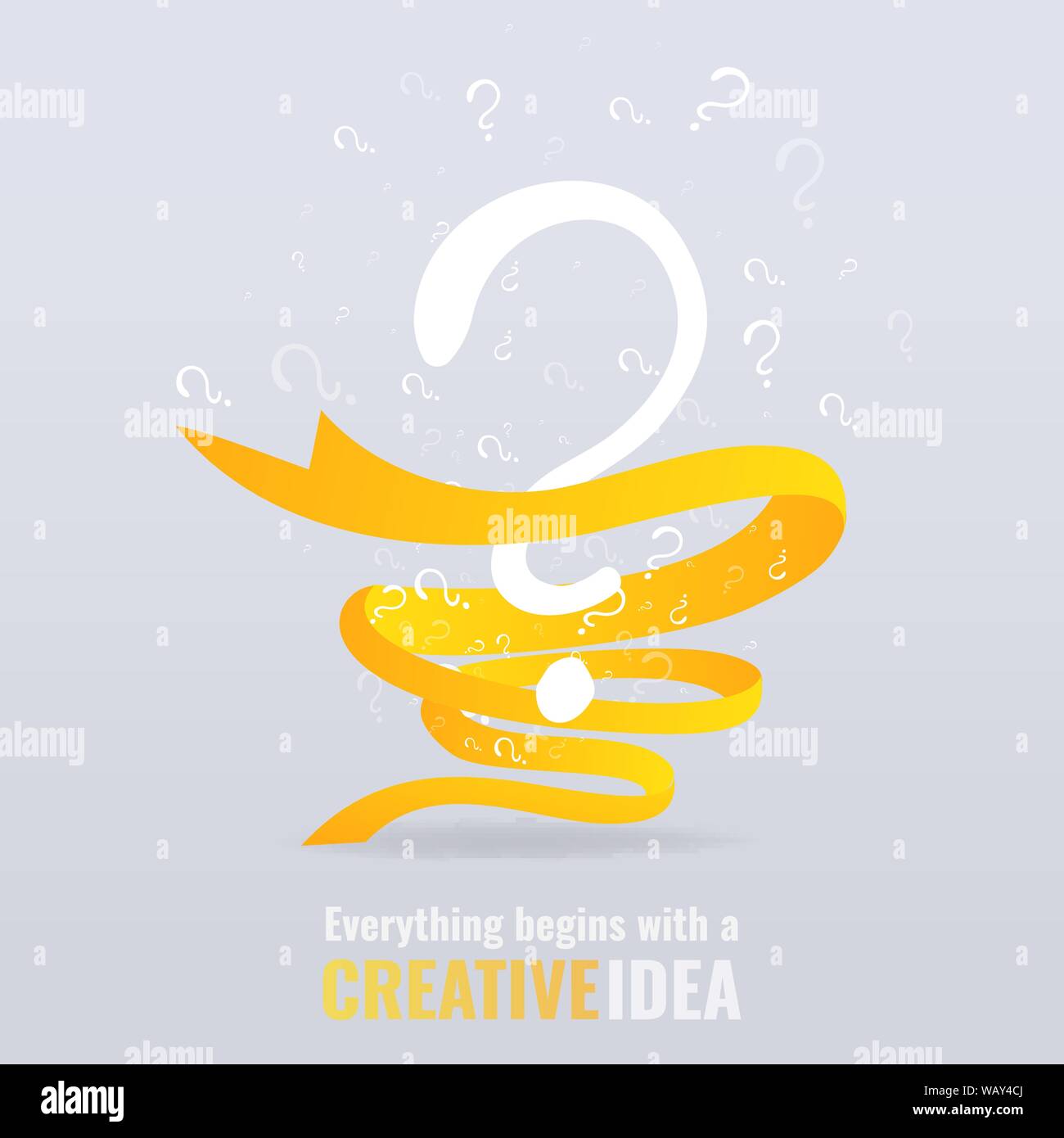 Question signs colorful vector illustration, problem and priority ...