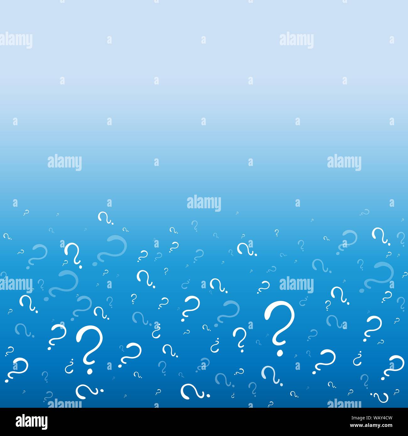 Question signs colorful vector illustration, problem and priority ...