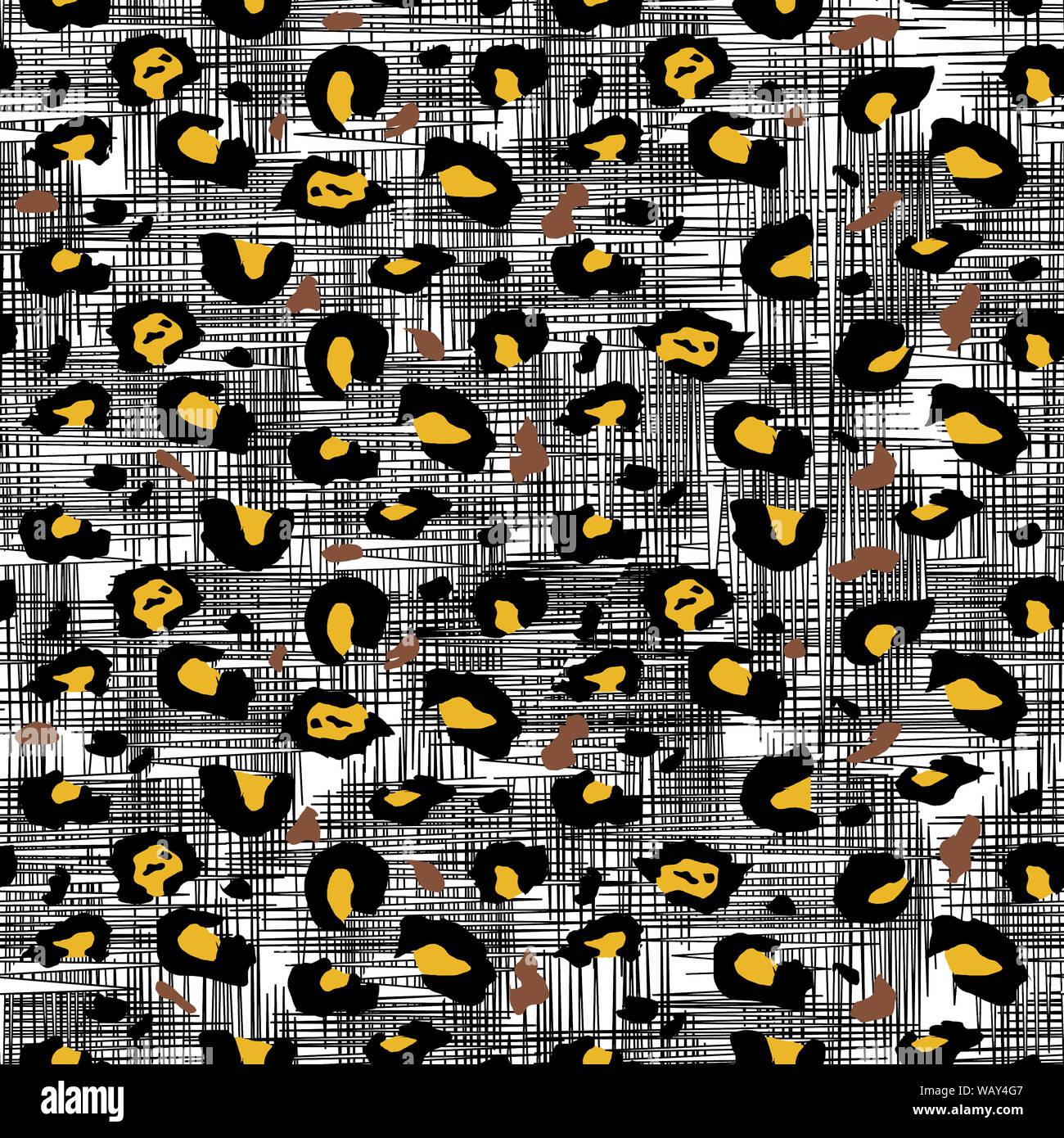 leopard skin texture seamless pattern Stock Photo - Alamy