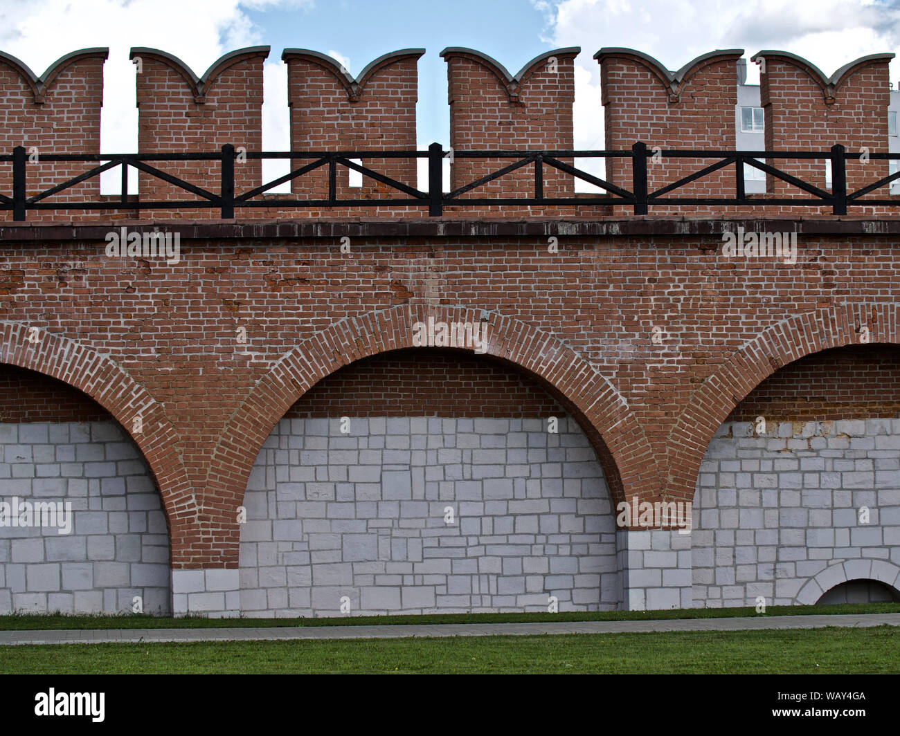 Ancient architectural complex Fortress Tula Kremlin, Russia Stock Photo ...