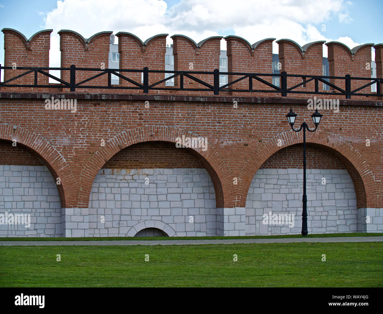 Ancient architectural complex Fortress Tula Kremlin, Russia Stock Photo ...