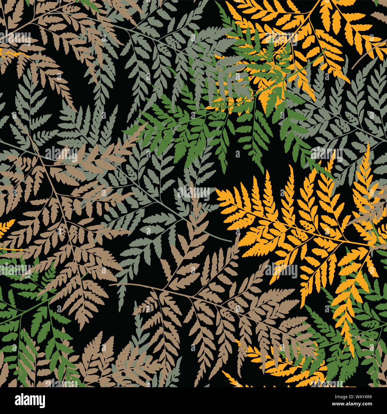 seamless tropical flower leave design pattern Stock Photo - Alamy