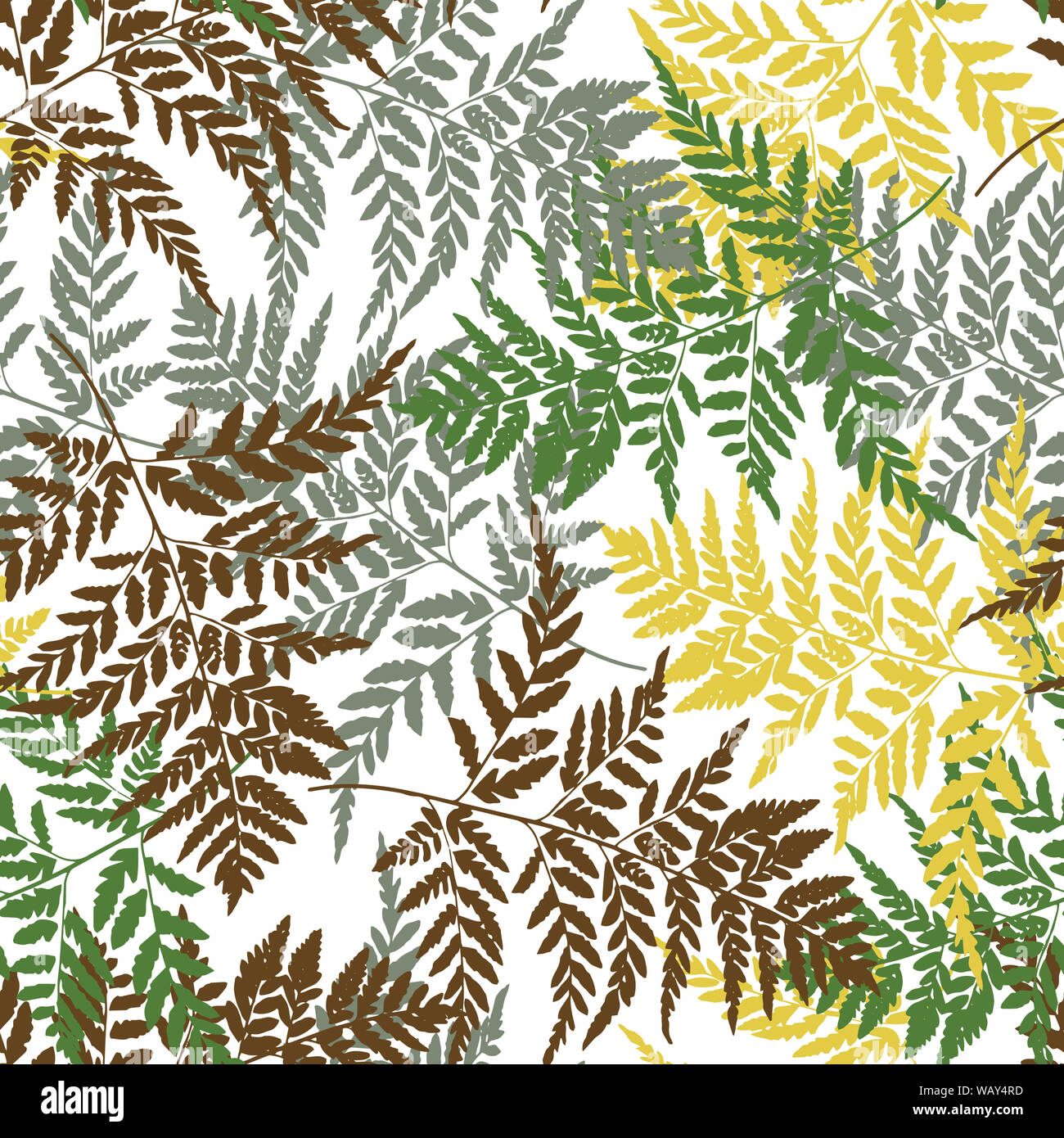 seamless tropical flower leave design pattern Stock Photo - Alamy