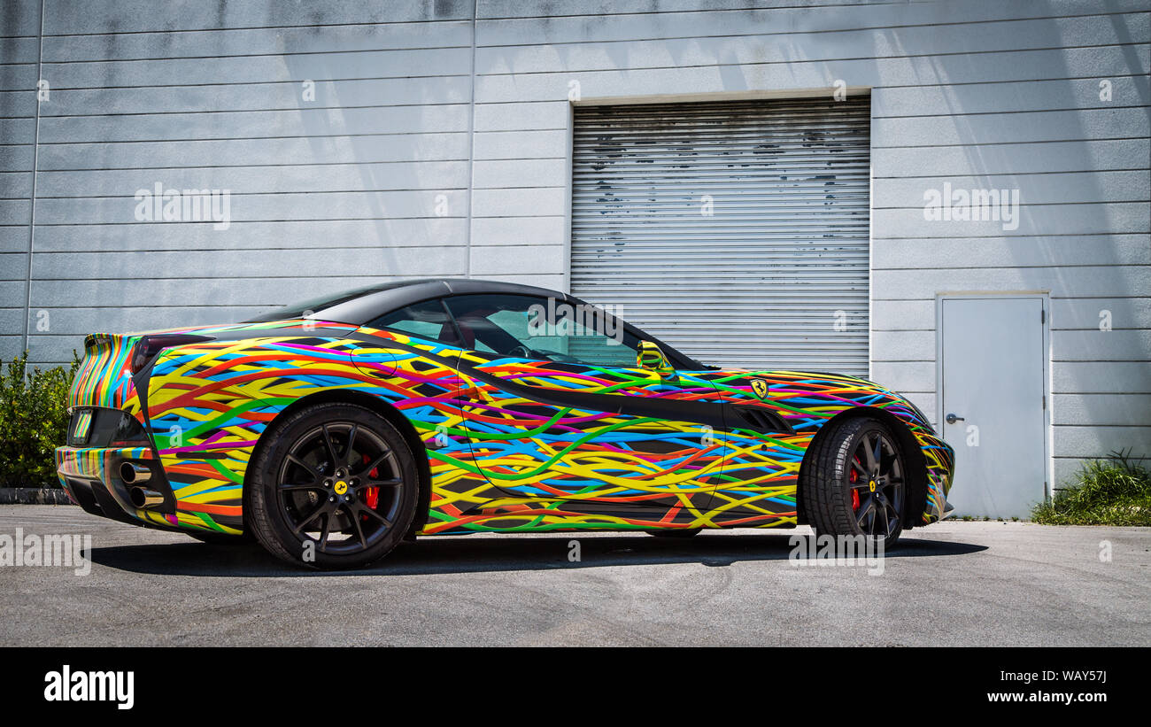 Premium cars in Miami Stock Photo - Alamy