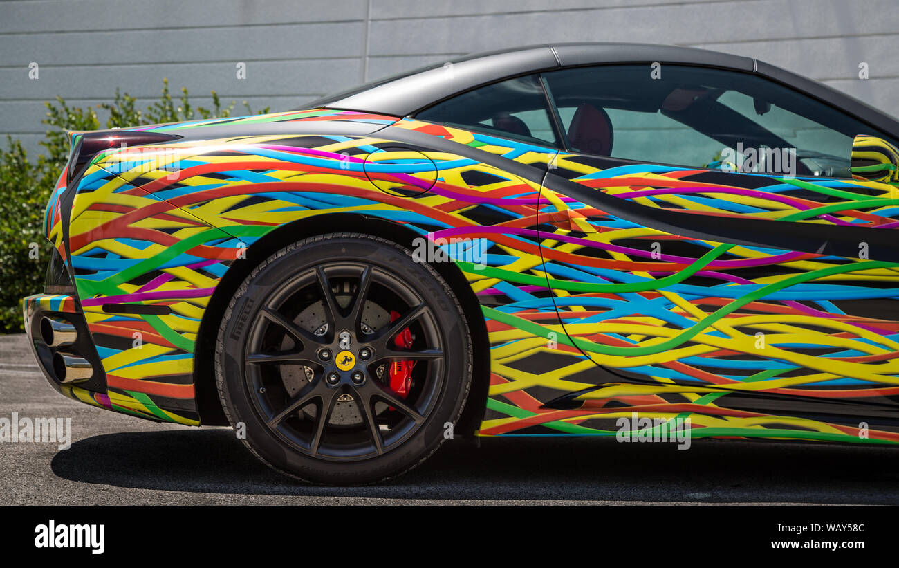 Premium cars in Miami Stock Photo - Alamy