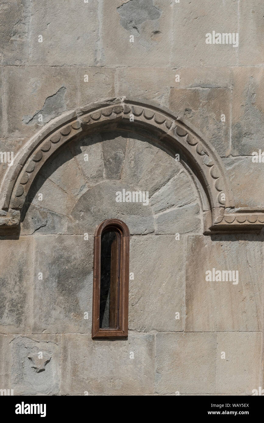 Arched window of the Barhal, Georgian Church of St John (now a mosque ...