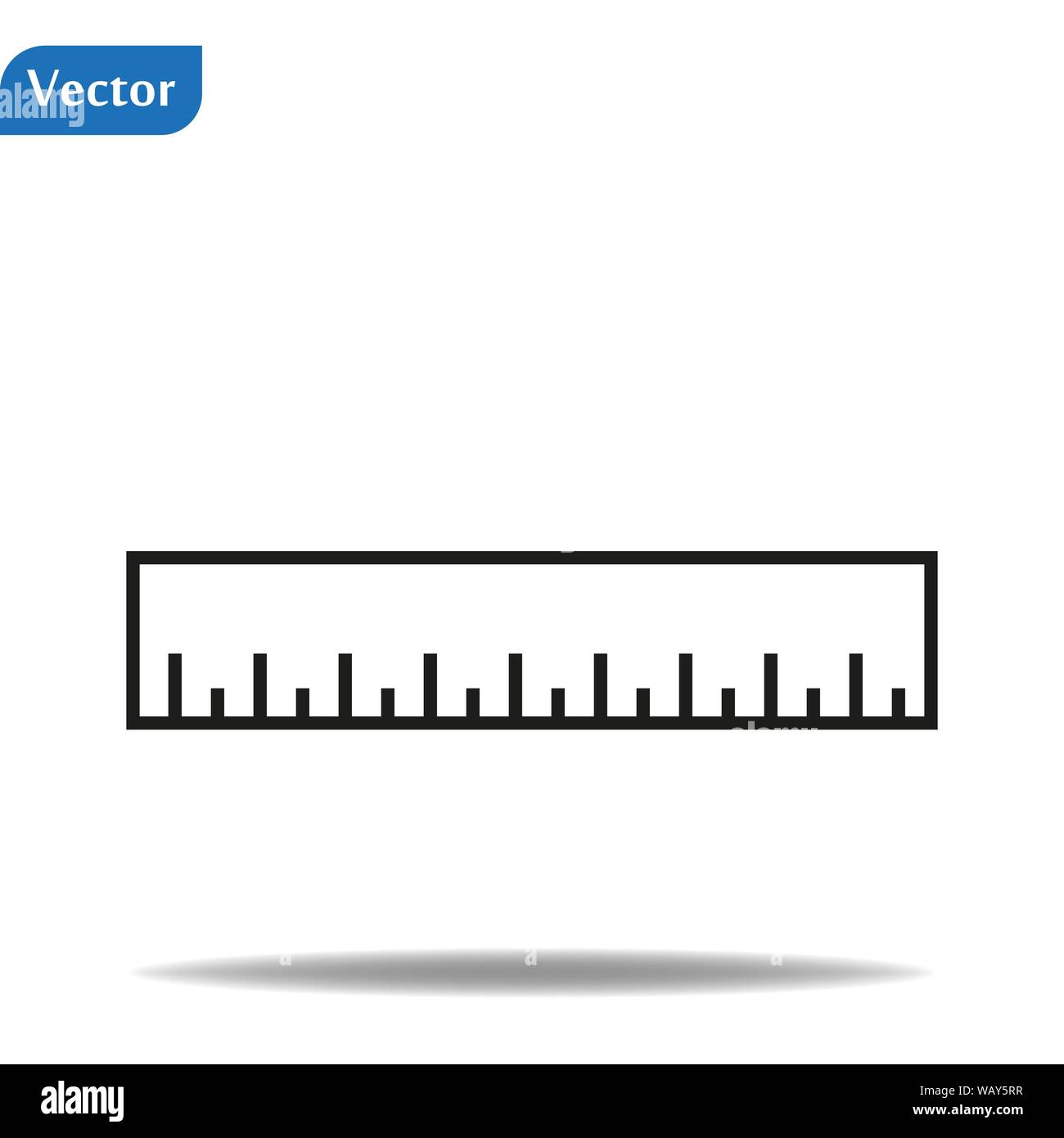 Corner ruler Stock Vector Images - Alamy
