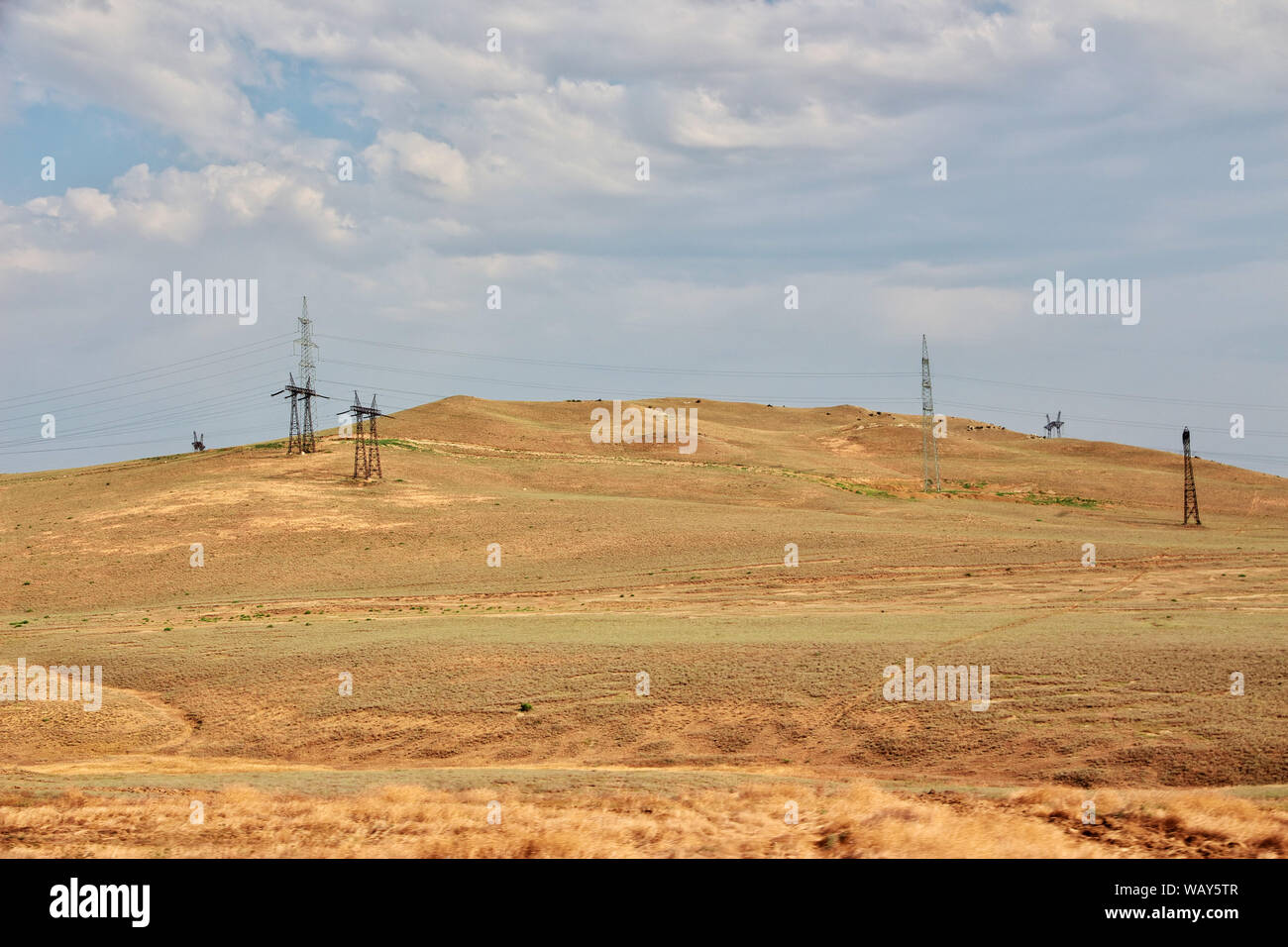 Yanar Dag is the natural fire in Azerbaijan Stock Photo - Alamy