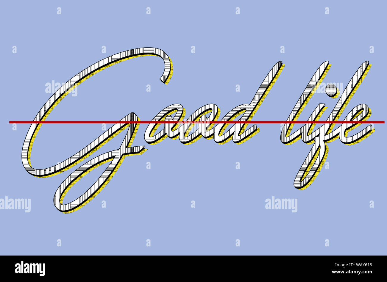 Life In Cursive Font