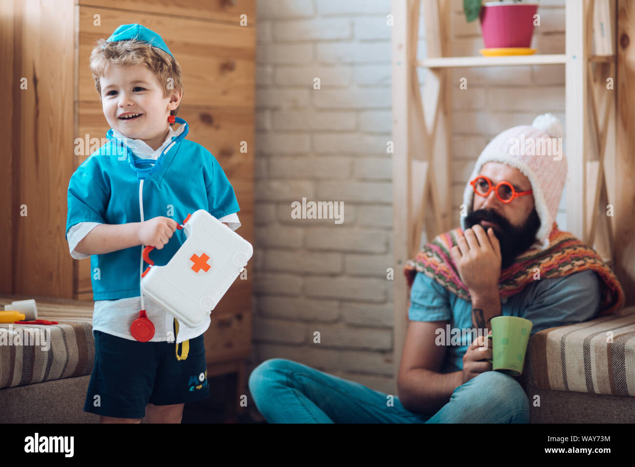 Good news for you. Medicine and health. Game and development. Son with ...