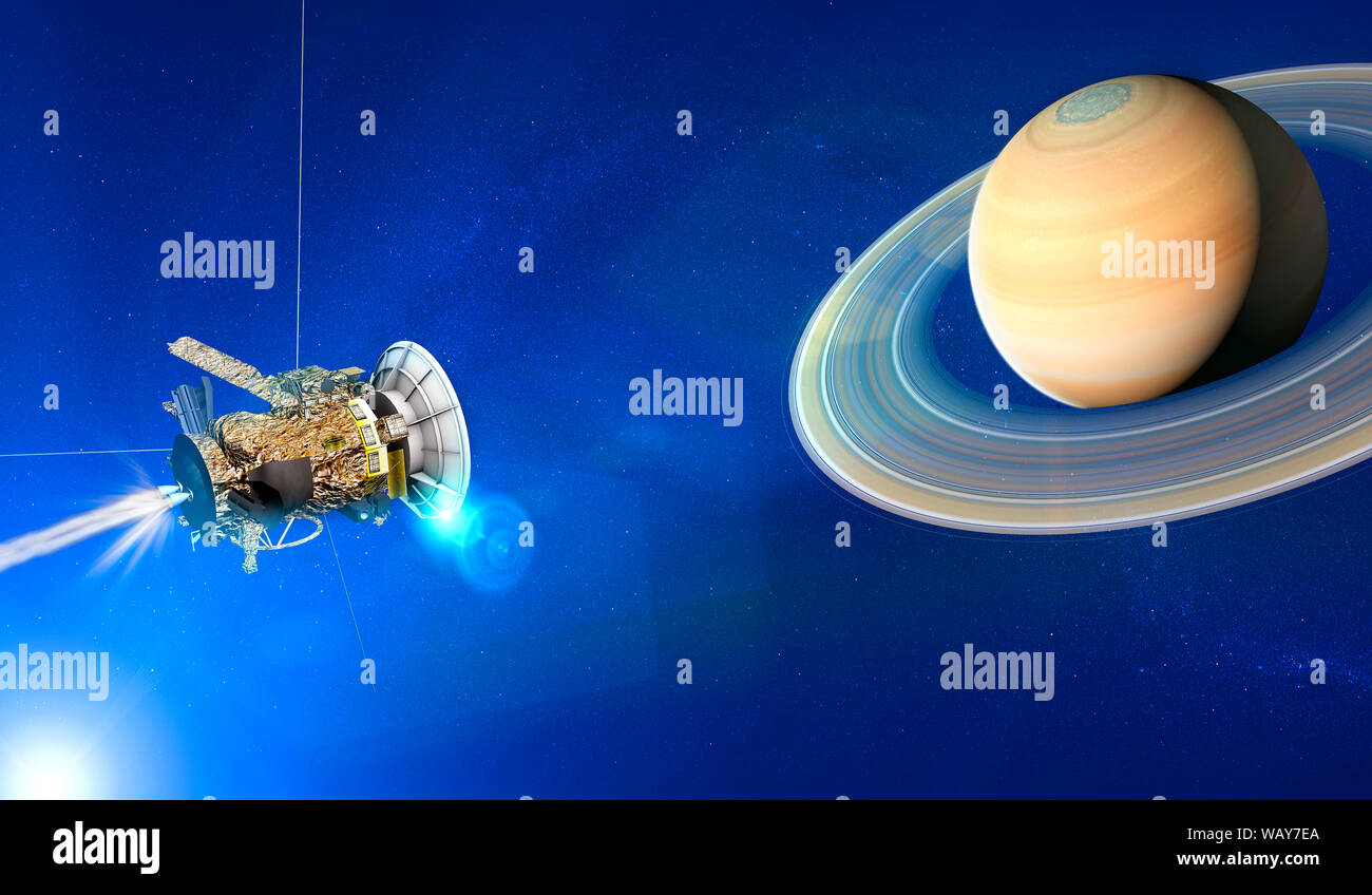 Saturn cassini hi-res stock photography and images - Alamy