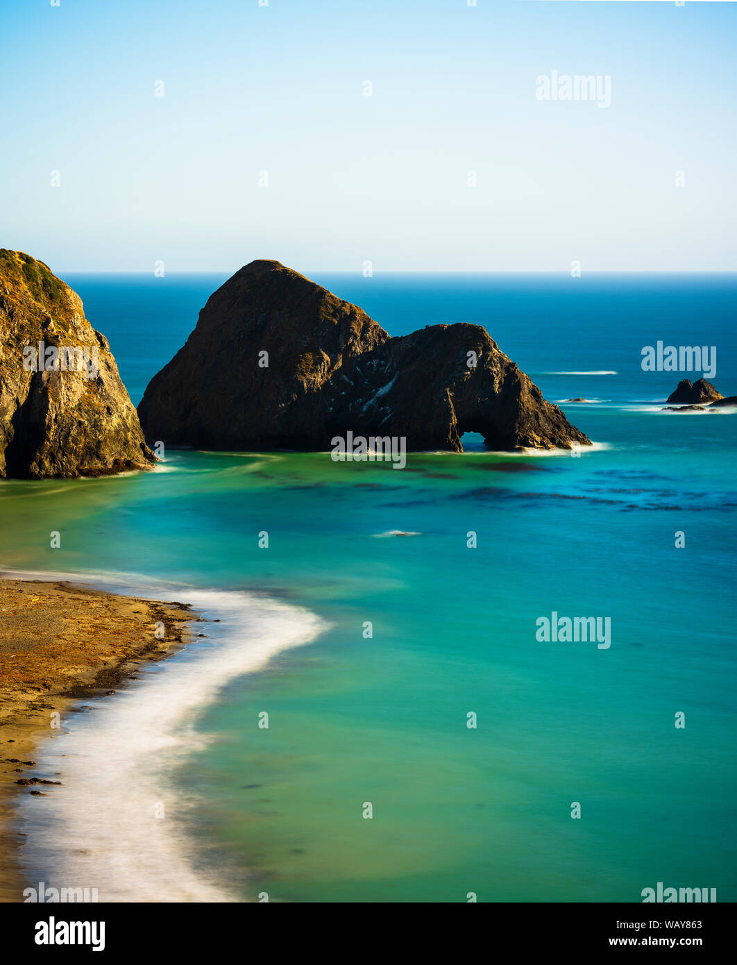 Elk Rock Pillars in southern Mendocino Stock Photo - Alamy