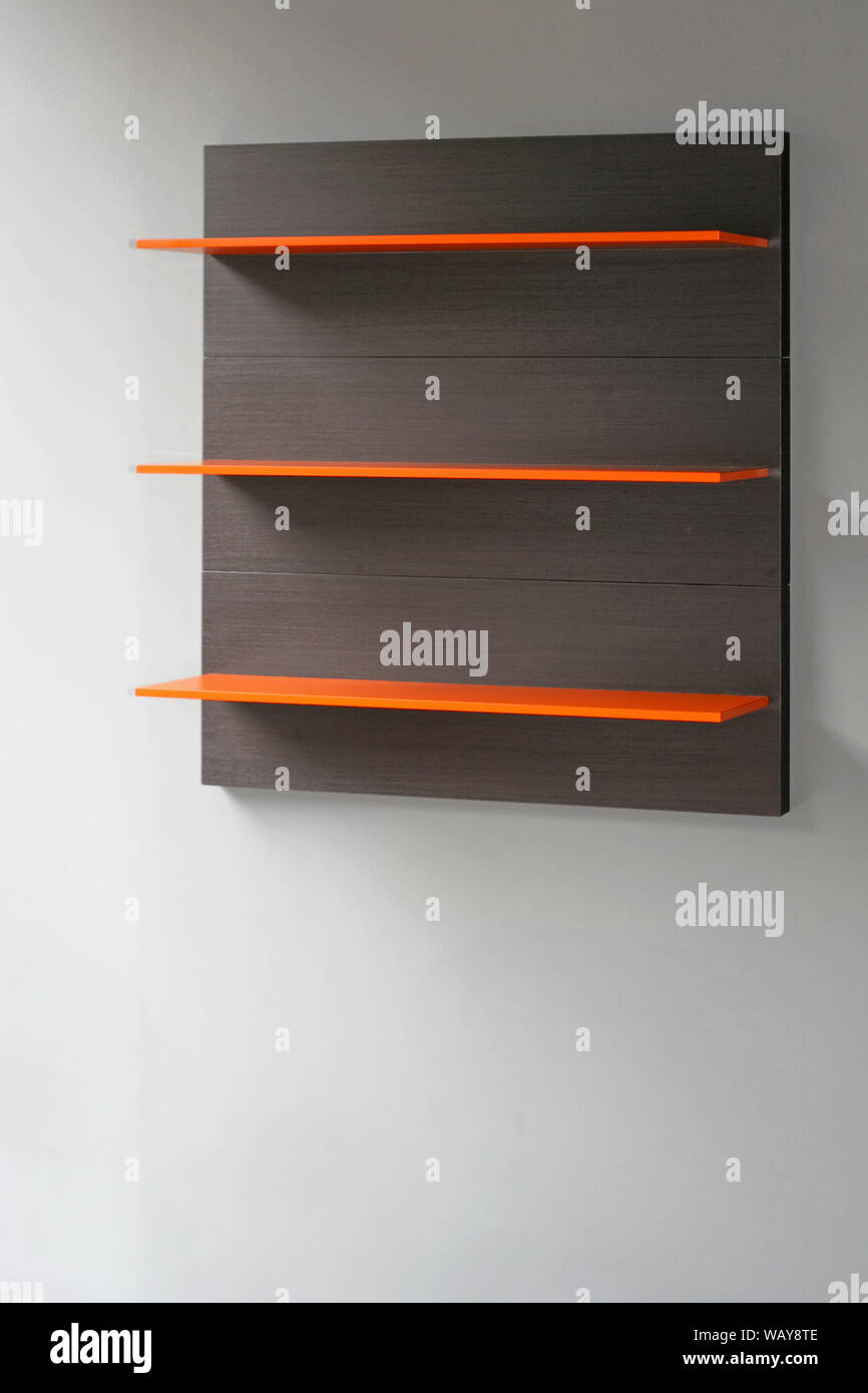 Modern empty shelves hanging hi-res stock photography and images - Alamy