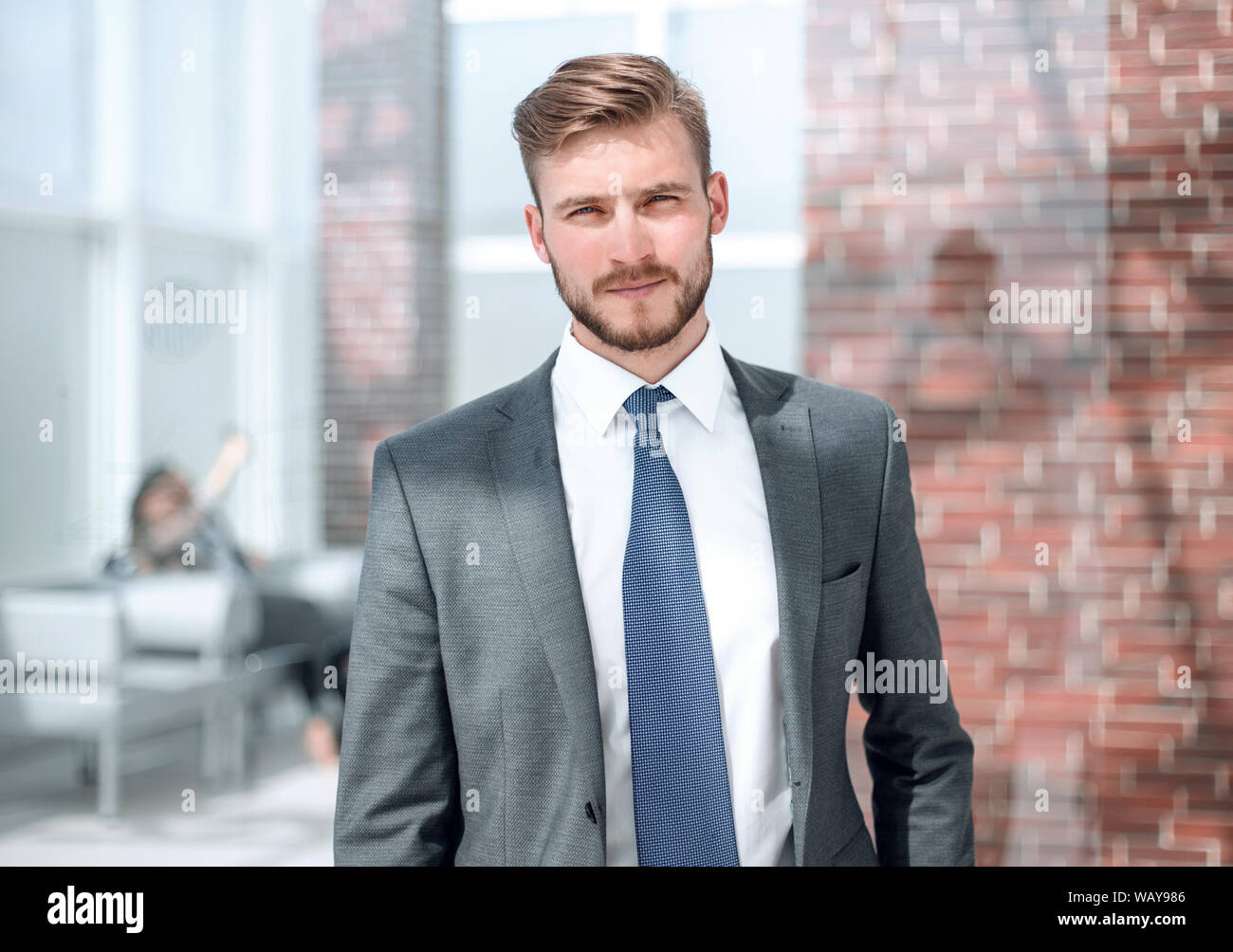portrait of a successful business man Stock Photo - Alamy