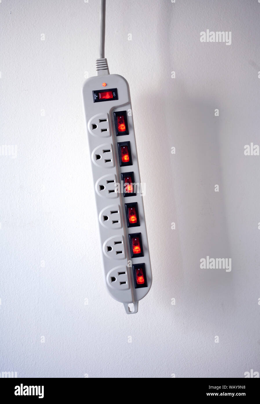 Extension cord sockets hi-res stock photography and images - Alamy