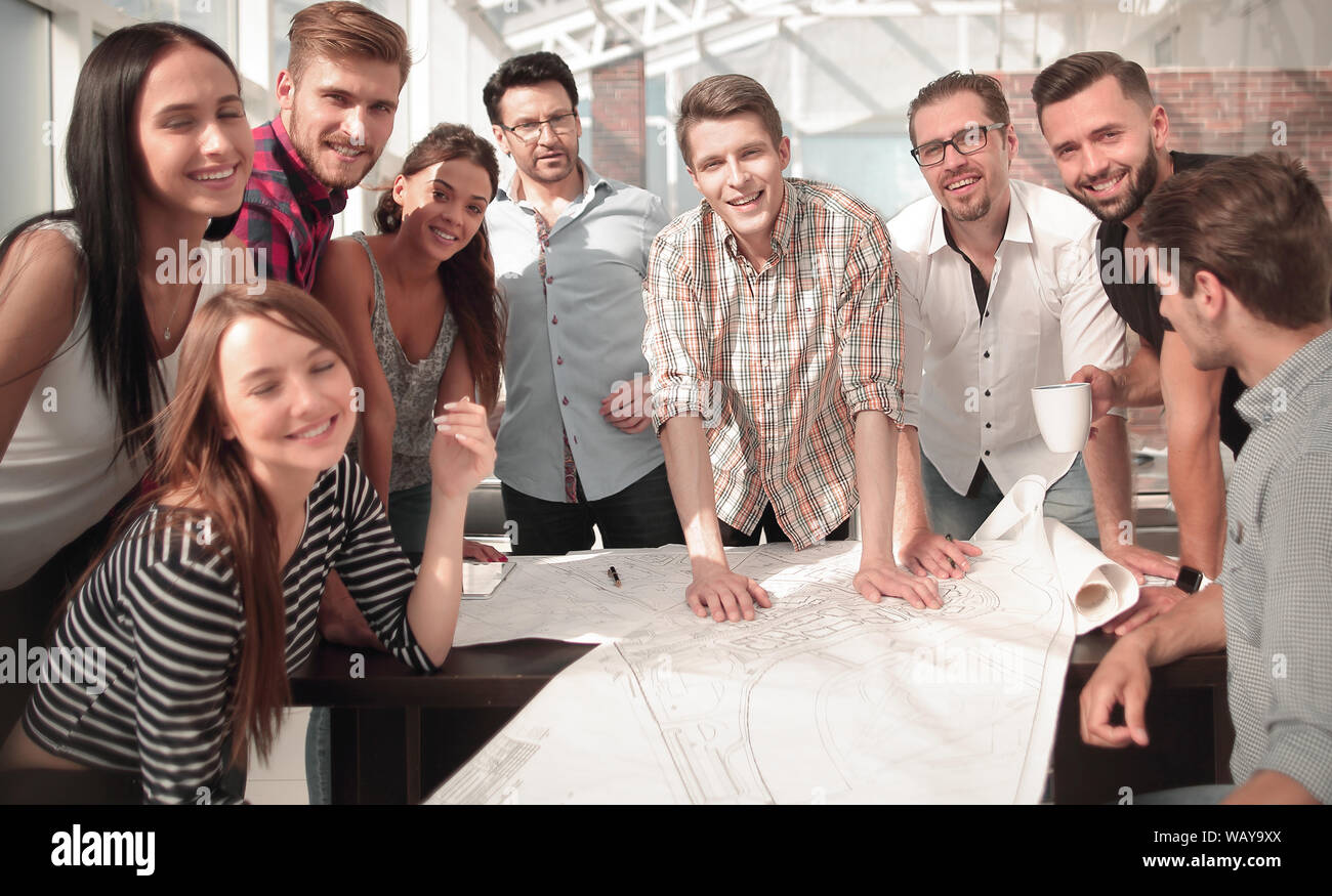 creative business team in the workplace Stock Photo - Alamy