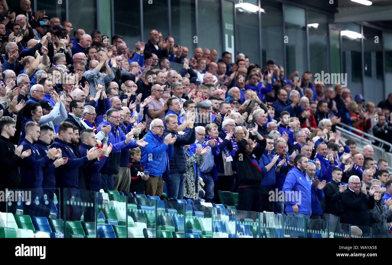 Football linfield hi-res stock photography and images - Alamy
