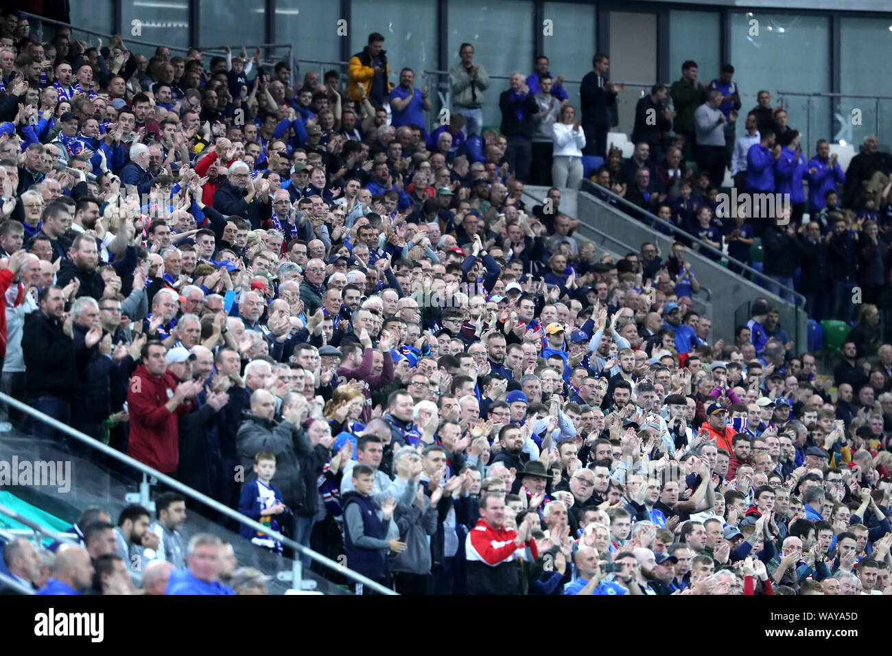 Football linfield hi-res stock photography and images - Alamy