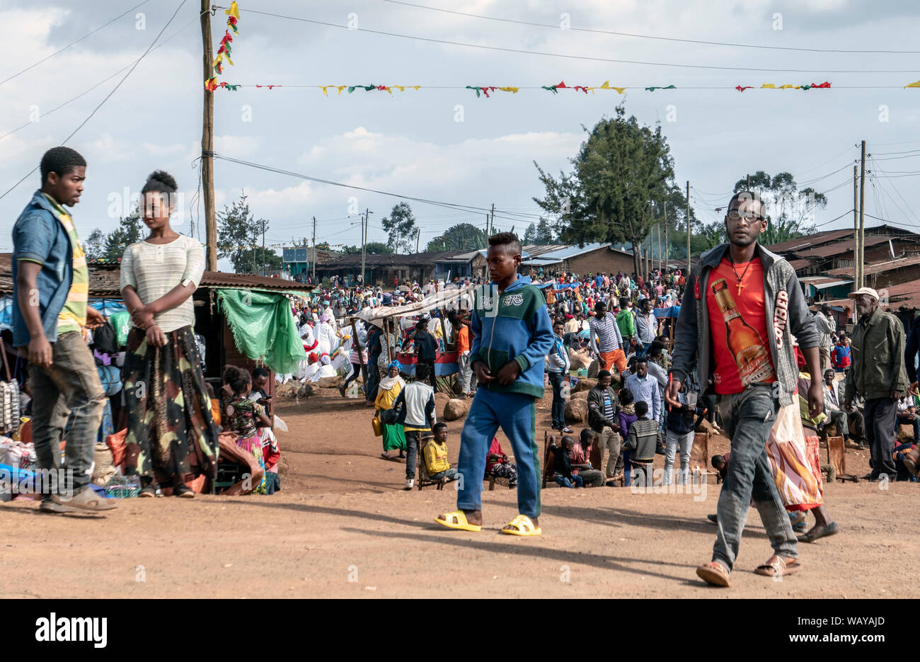 Market at Chencha southern Ethiopia Stock Photo - Alamy