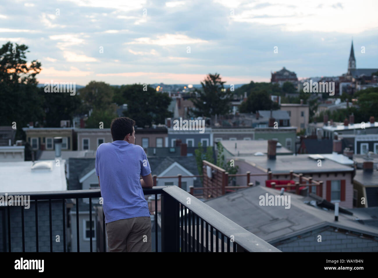 Roof deck view hi-res stock photography and images - Alamy