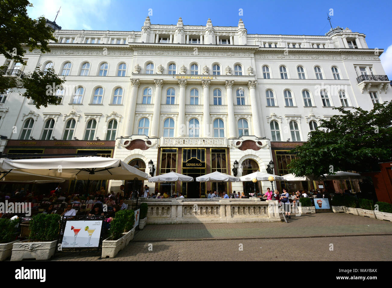 Gerbeaud House, Budapest, Hungary, Magyarország Stock Photo - Alamy