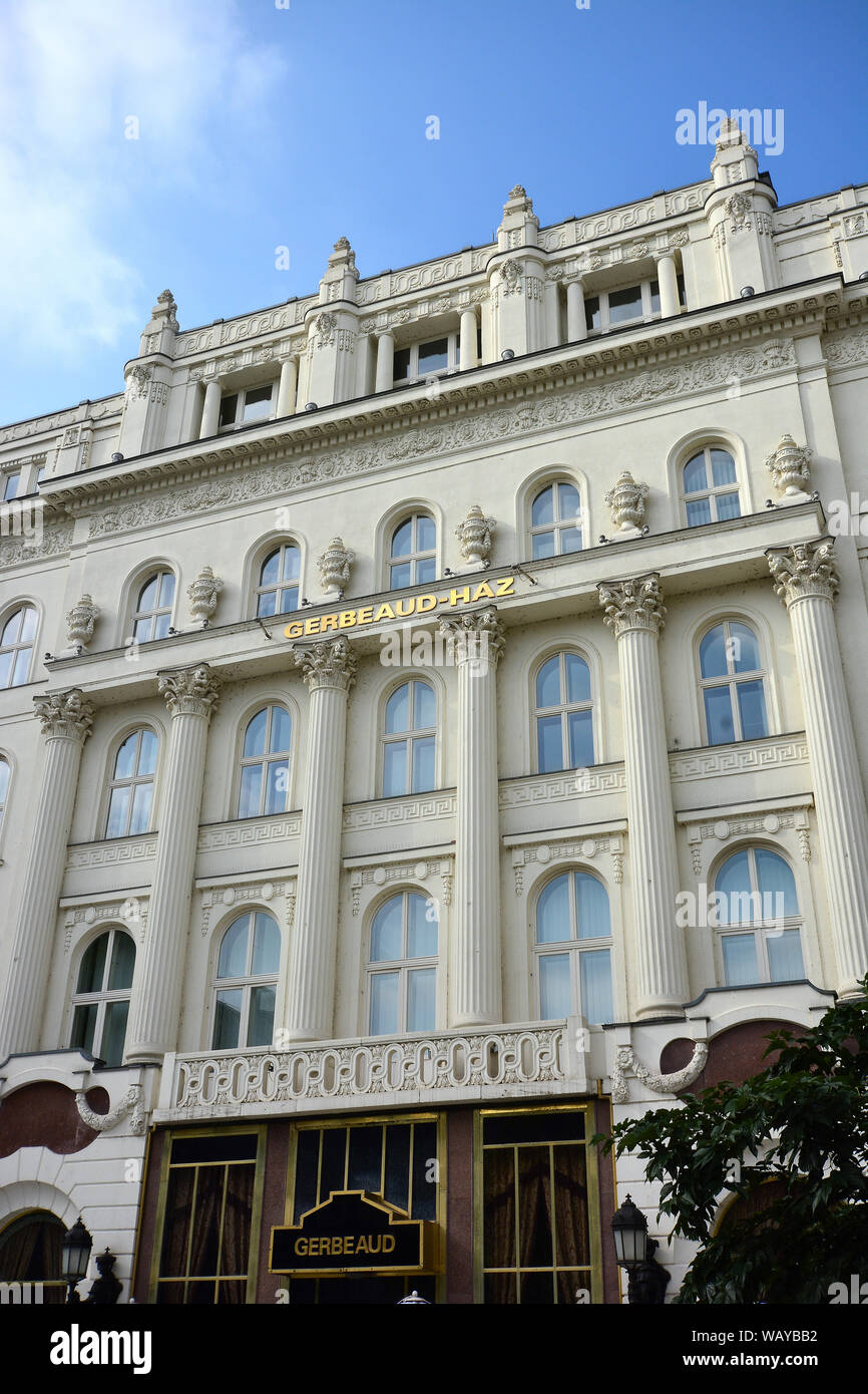Gerbeaud House, Budapest, Hungary, Magyarország Stock Photo - Alamy