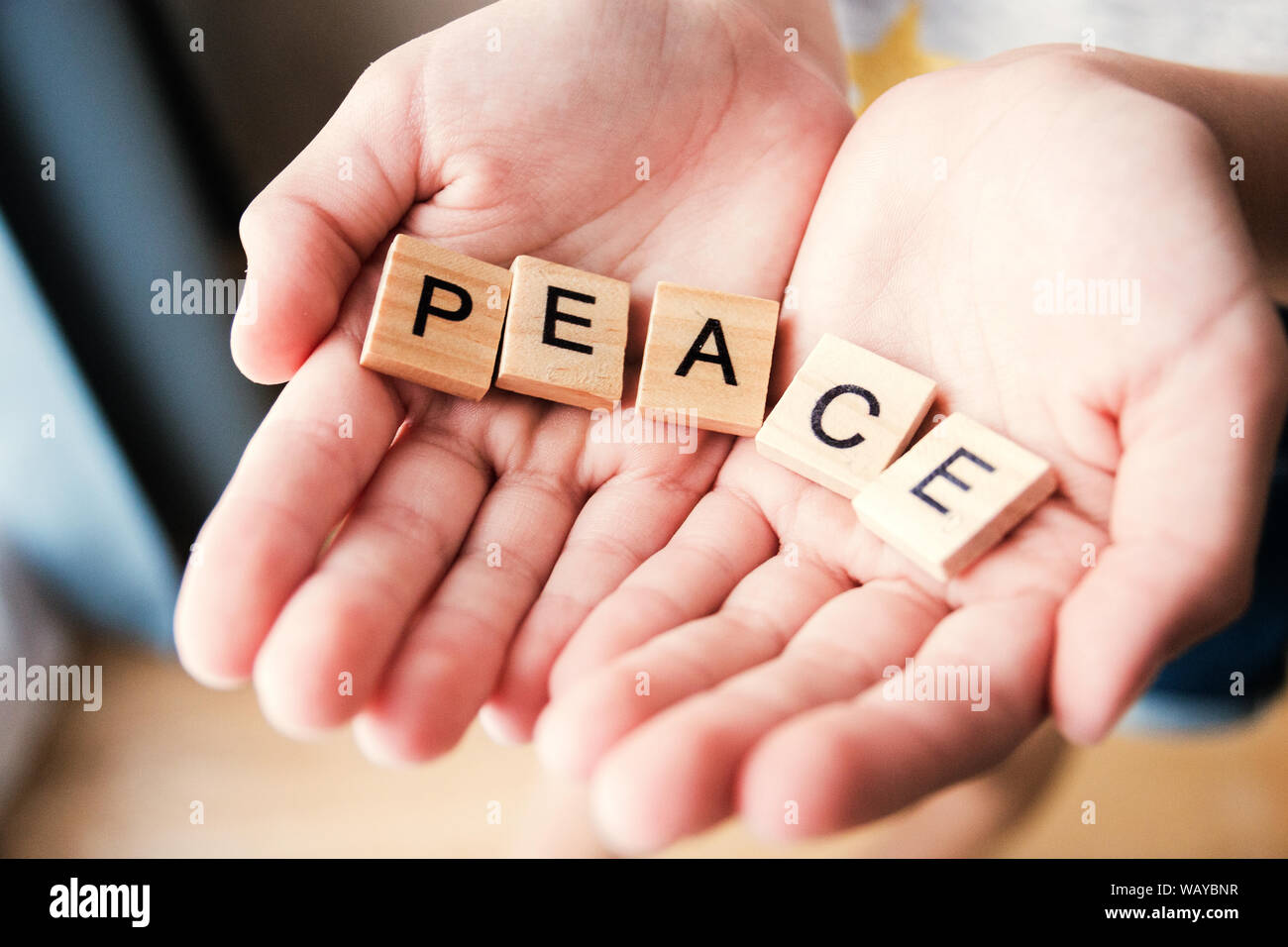 World peace written with wooden letters hi-res stock photography and ...