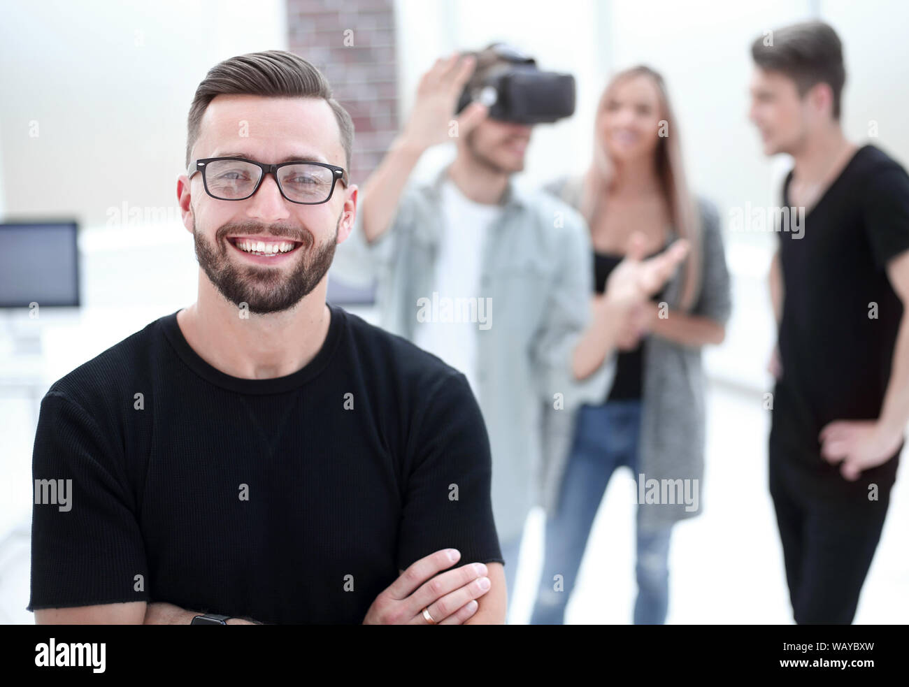 male software programmer testing a new app Stock Photo - Alamy