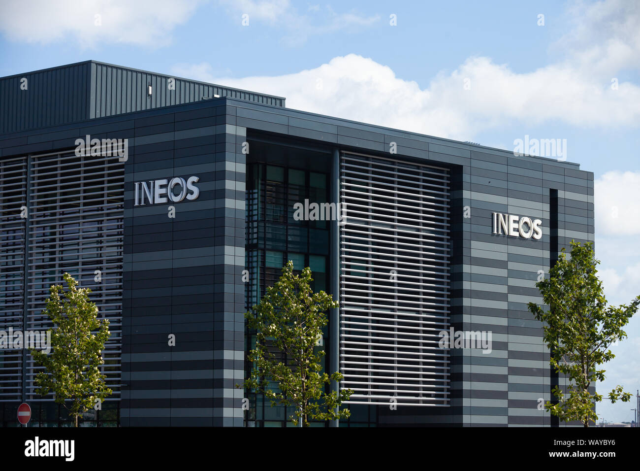 The modern looking INEOS Grangemouth Headquarters in Scotland Stock ...