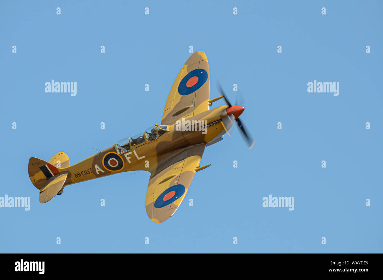 Air show new zealand spitfire hi-res stock photography and images - Alamy