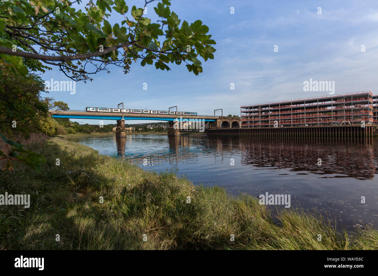 First Transpennine Express class 350 electric train crossing Carlisle ...