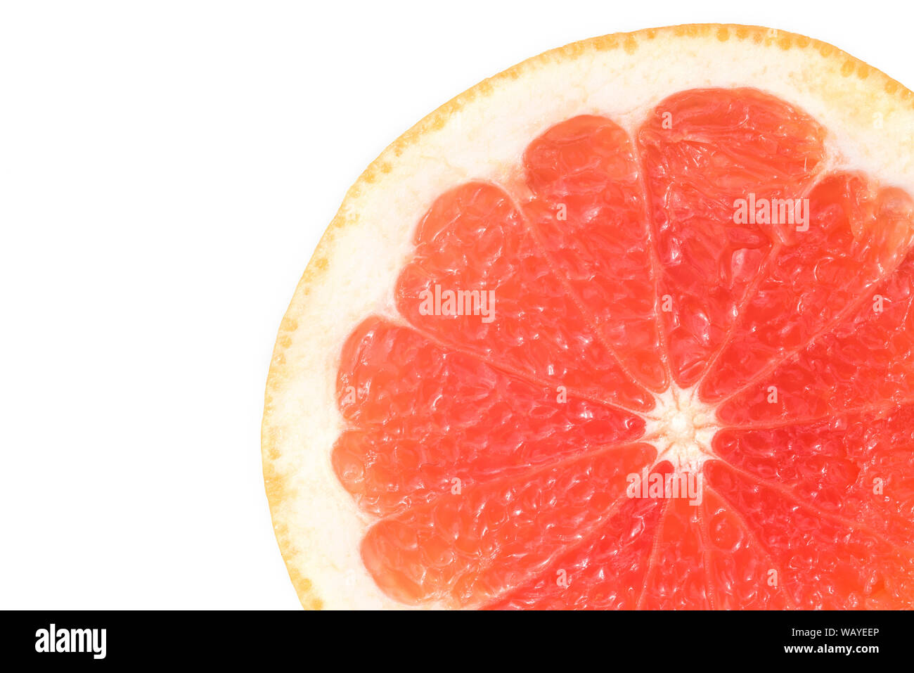 A cross-section of Pink Grapefruit Stock Photo - Alamy