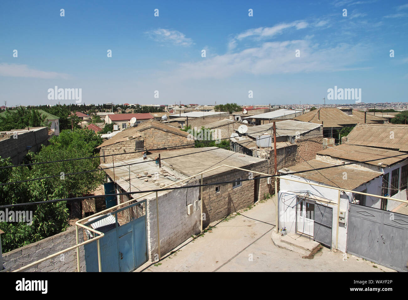 Mardakan / Azerbaijan - 14 Jul 2013: Mardakan village in Azerbaijan ...