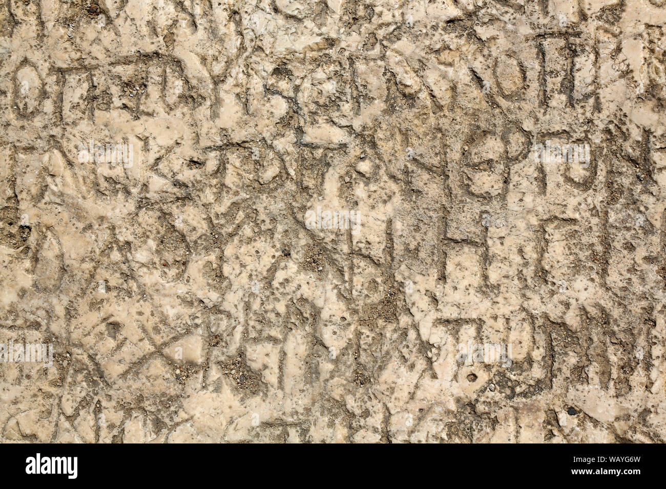 Roman Cardo in Beit She'an National Park. Ruins of ancient city in ...