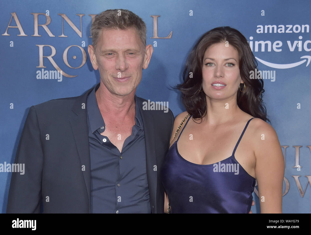 Hollywood, Ca. 21st Aug, 2019. Jamie Harris and Guest, at LA Premiere ...