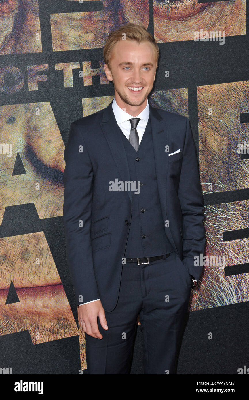 LOS ANGELES, CA. July 28, 2011: Tom Felton at the Los Angeles premiere ...