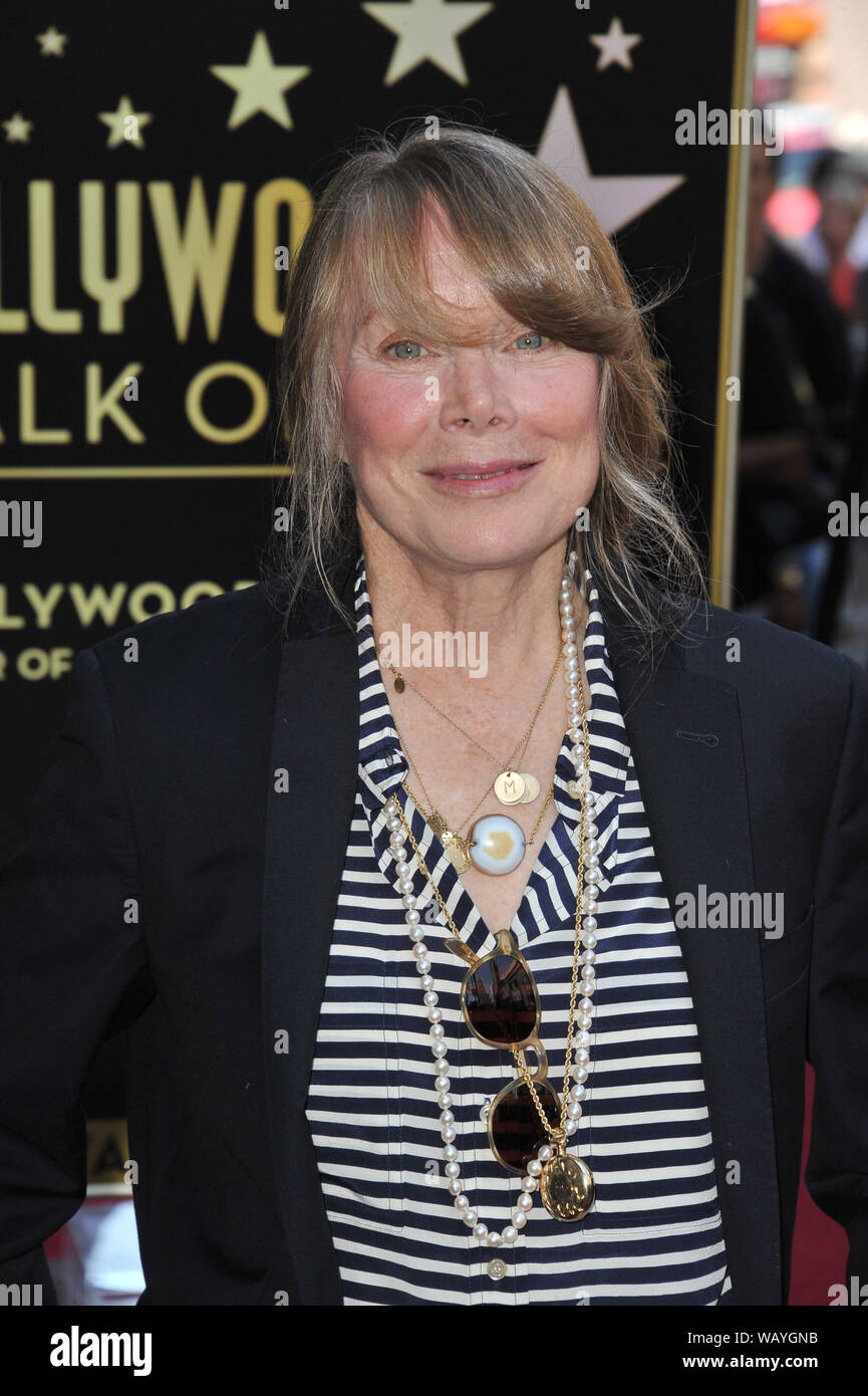 LOS ANGELES, CA. August 01, 2011: Sissy Spacek on Hollywood Boulevard ...