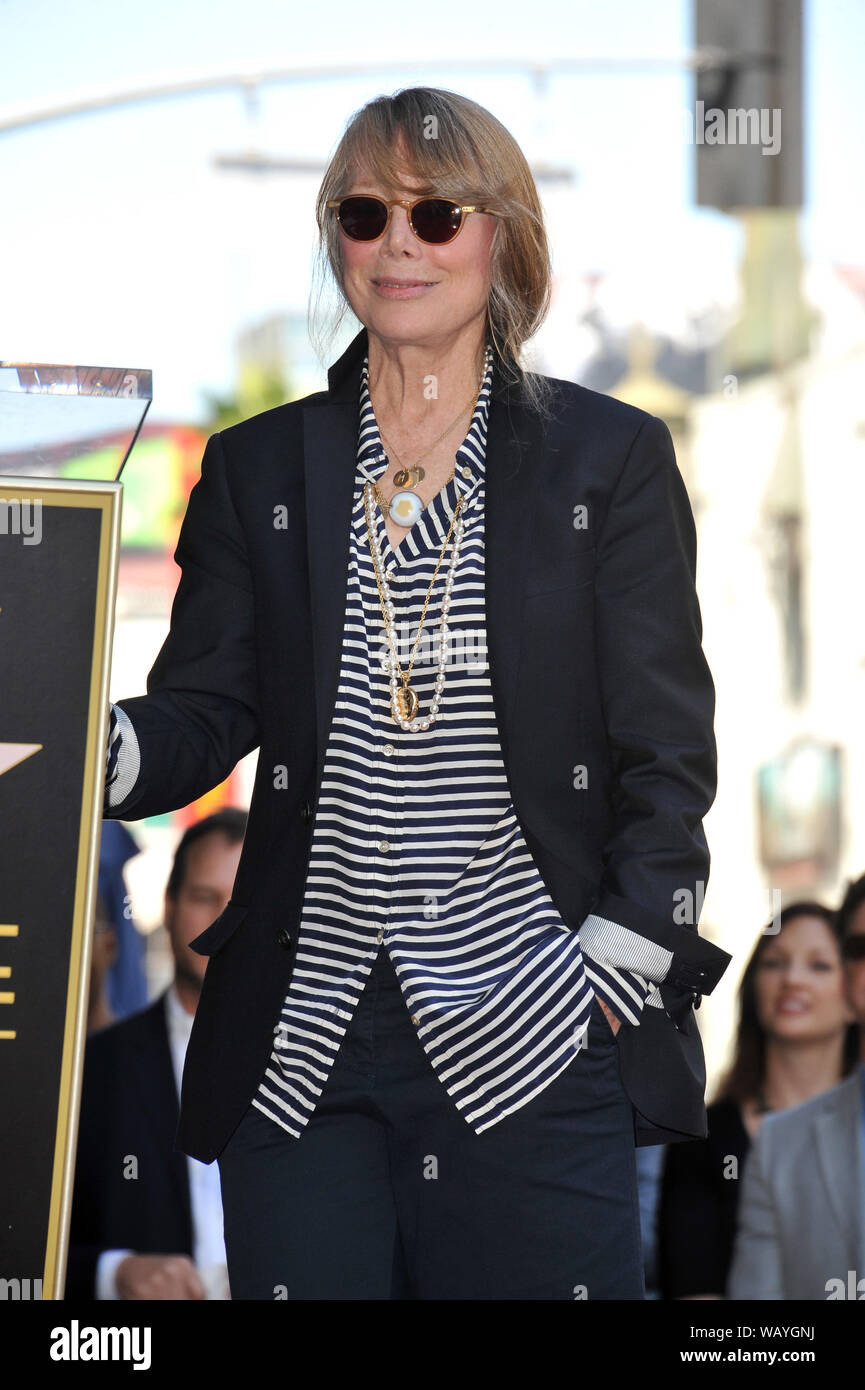 LOS ANGELES, CA. August 01, 2011: Sissy Spacek on Hollywood Boulevard ...