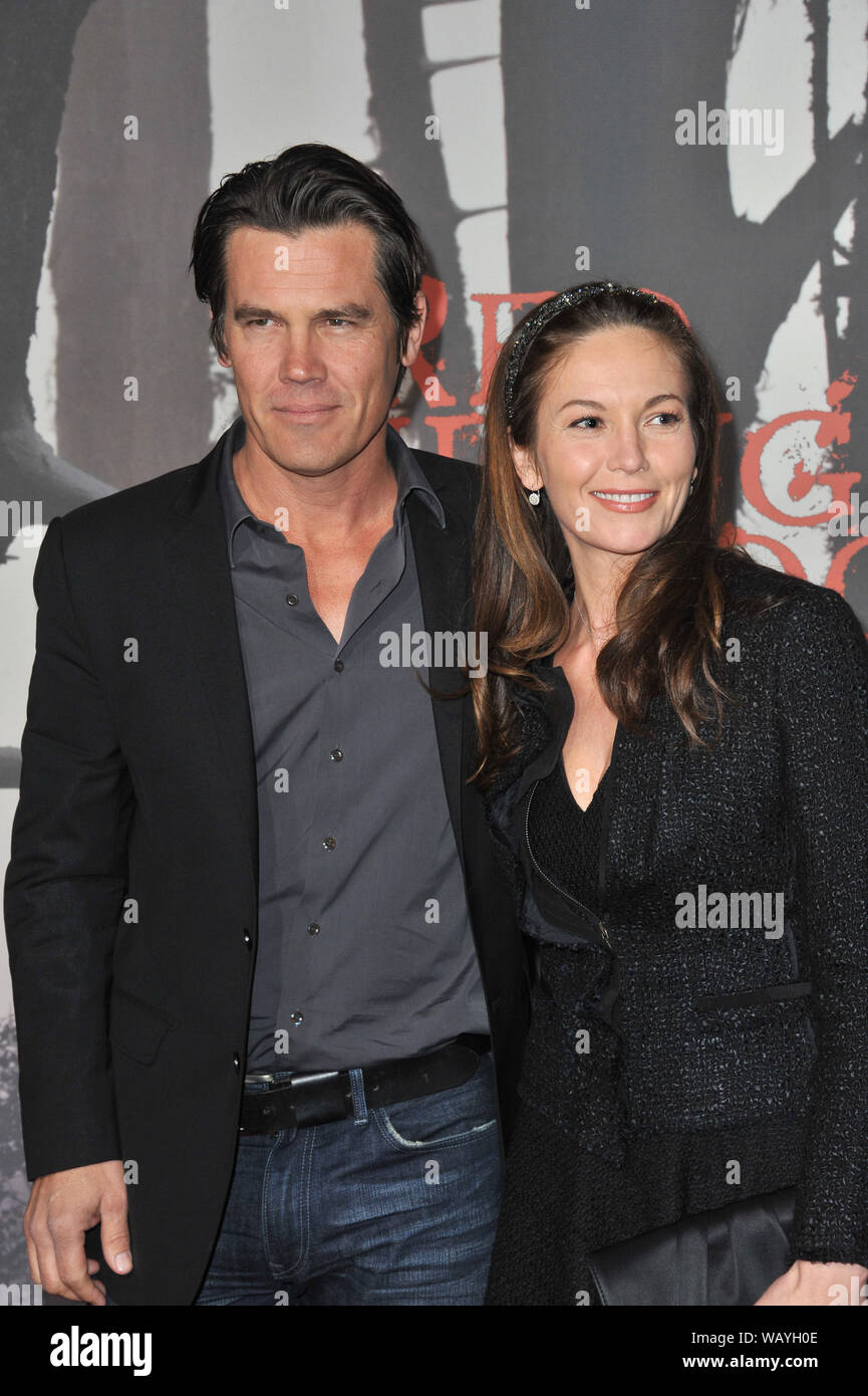 LOS ANGELES, CA. March 07, 2011: Josh Brolin & Diane Lane at the Los ...