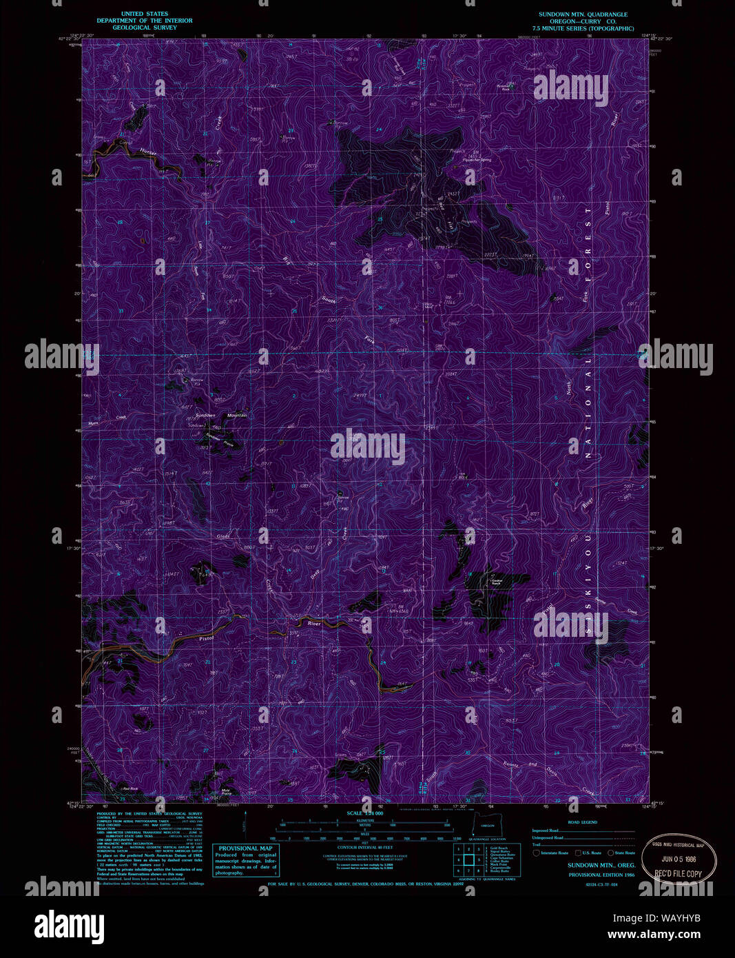 Map of sundown hi-res stock photography and images - Alamy