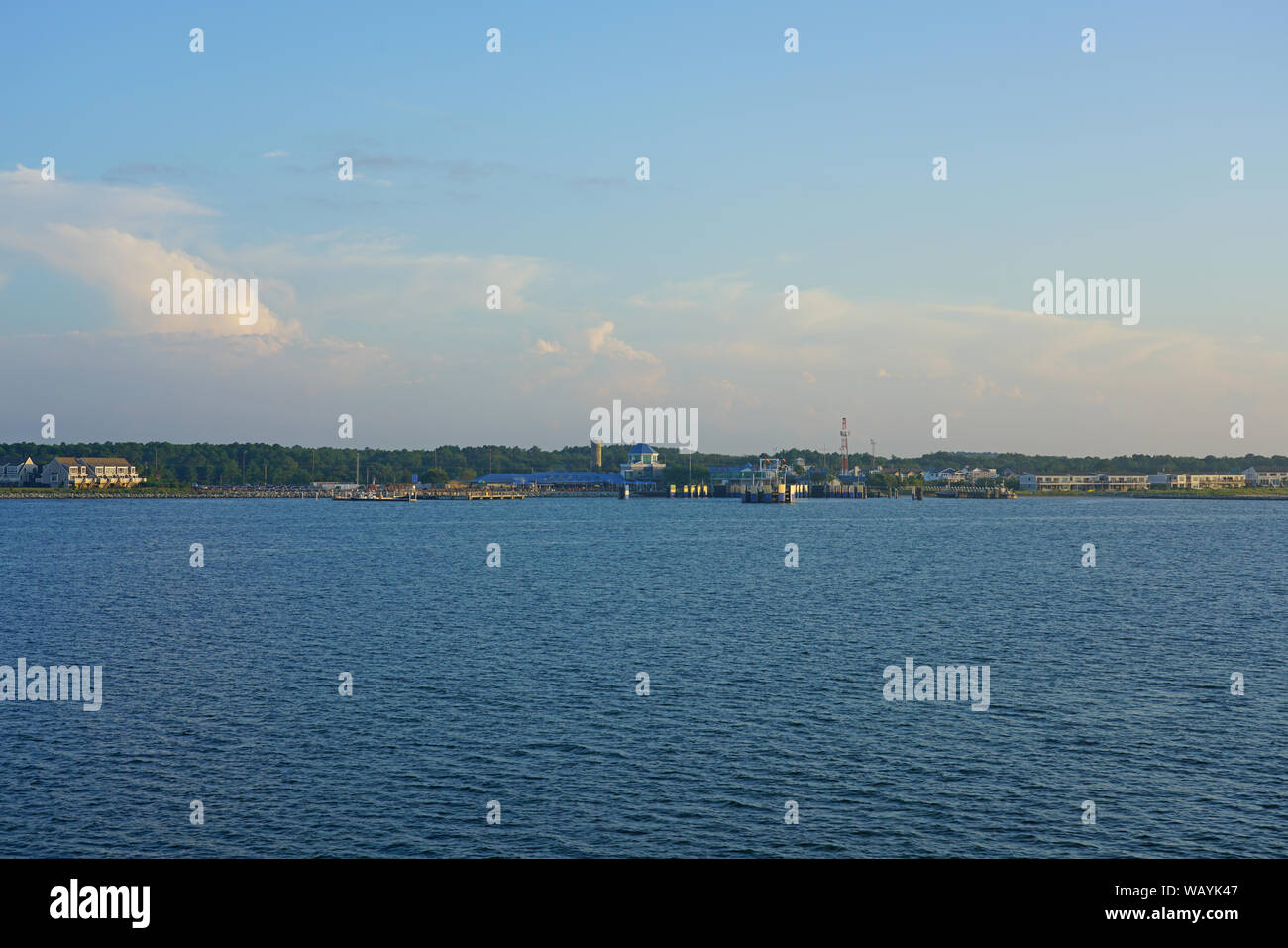 LEWES, DE -14 AUG 2019- View of beach houses in Lewes, Delaware, seen ...