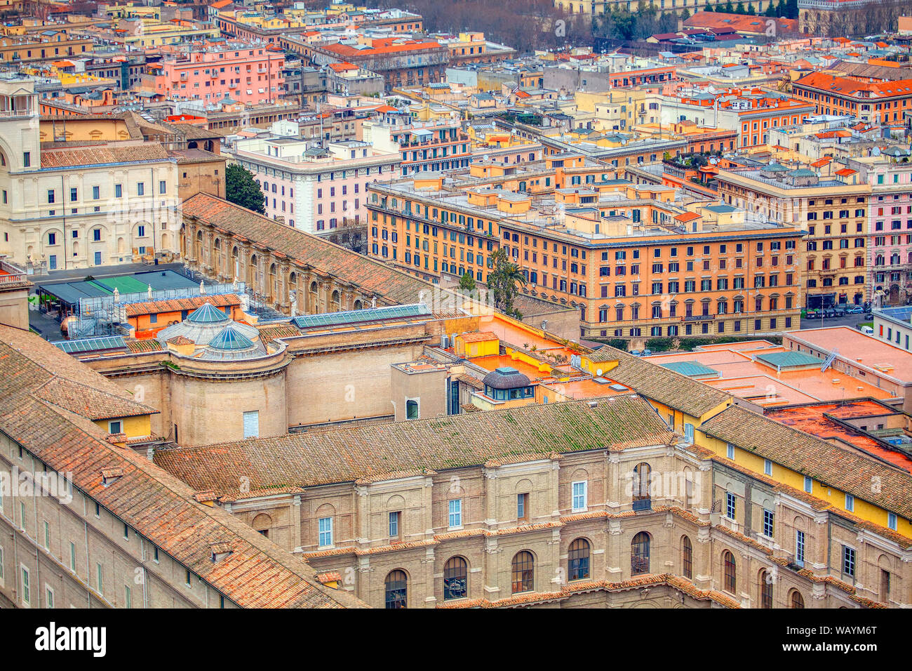 Aerial view of Vatican architecture Stock Photo - Alamy